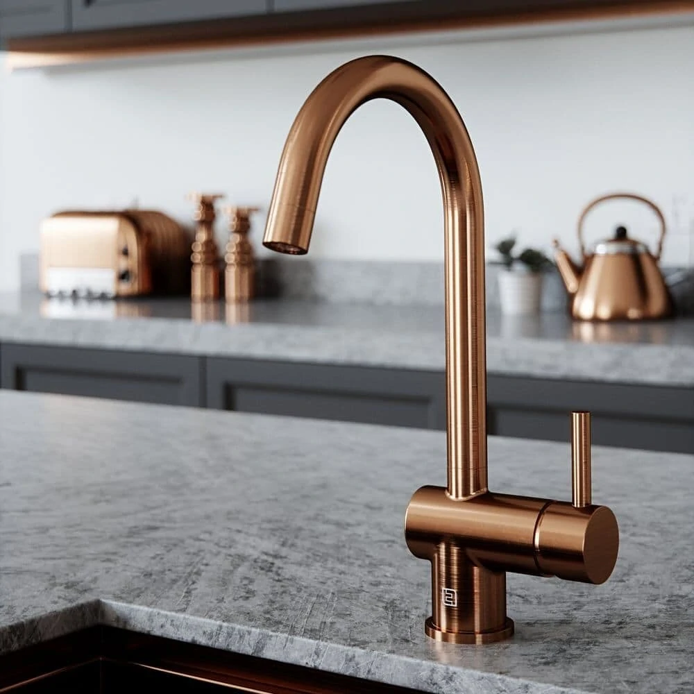 Vibrance Mono Mixer – Brushed Copper | Carysil Clearance | Clearance ...