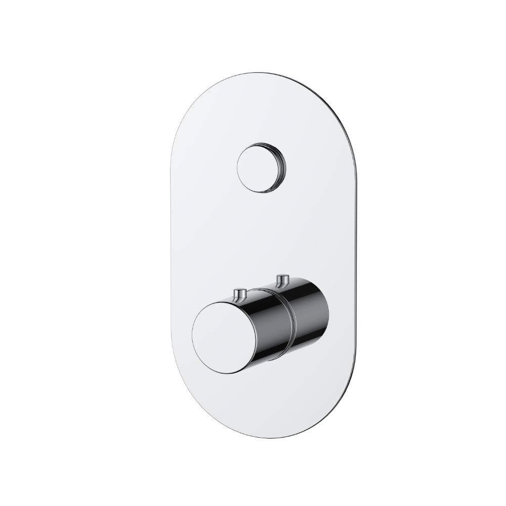 Round Thermostatic Shower Valve with Push Button | Carysil Clearance ...
