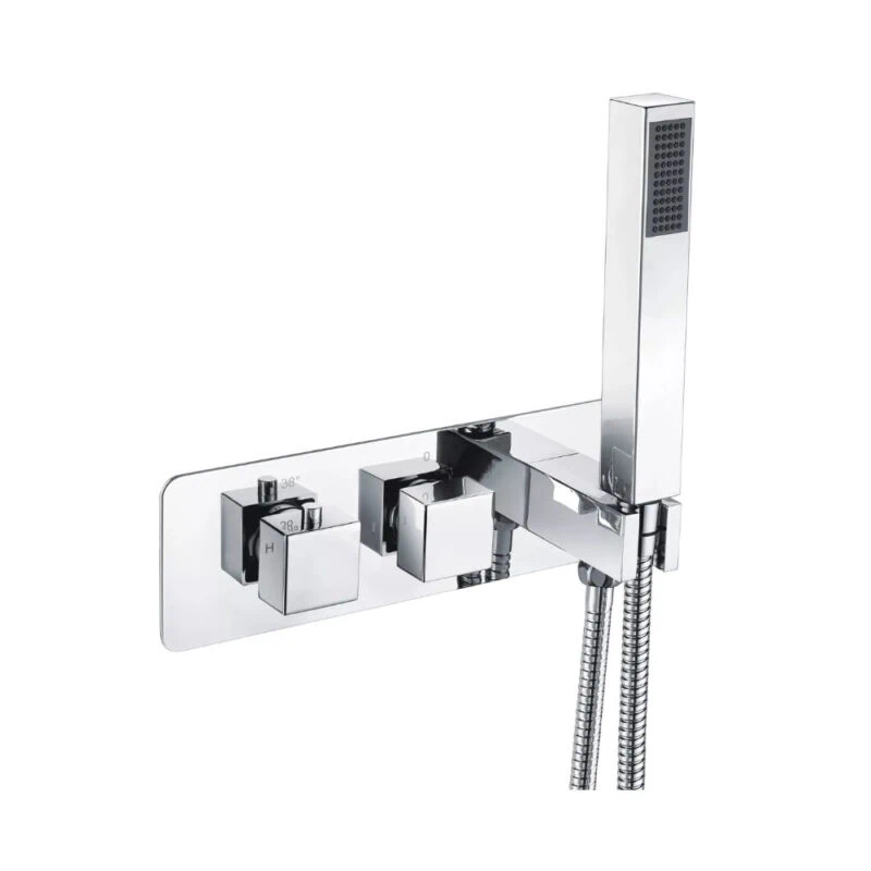Square 2 Function Shower Valve inc Handshower | Carysil Clearance ...