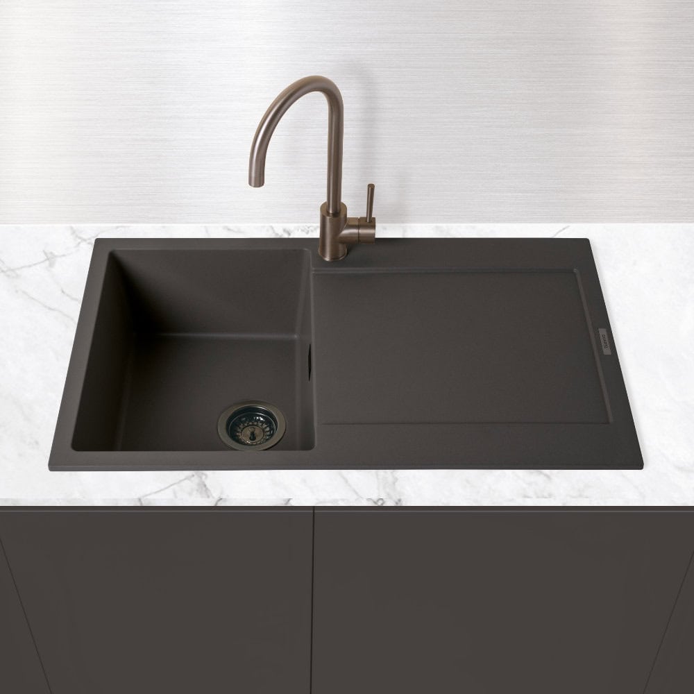 Gavano Granite Compact Inset Single Bowl & Drainer | Carysil Clearance ...